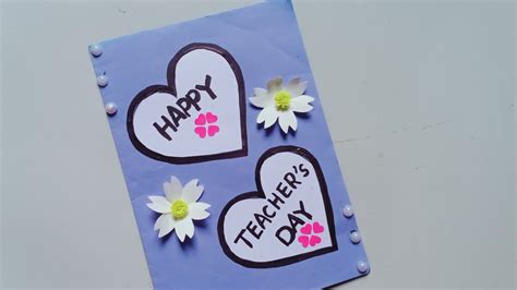 Teachers Day Card Easy And Simple But Beautifulhow To Make Teachers Day Card