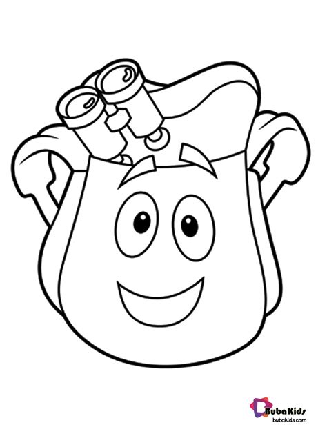 Dora Map And Backpack Template