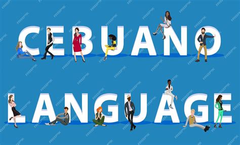 premium vector people on cebuano language for web mobile app presentations