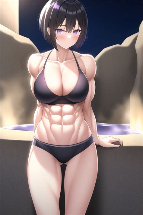 Rule 34 Abs Ai Generated Black Bra Black Panties Bra Breasts Fire Emblem Fire Emblem Awakening