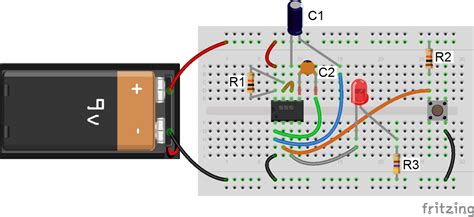 555 Timer Basics Monostable Mode