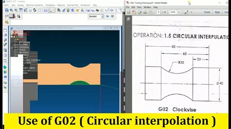 cnc g02 circular interpolation clockwise cnc milling otosection