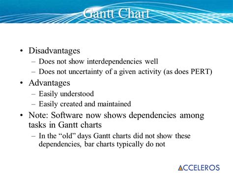 Advantages And Disadvantages Of Gantt Chart A Visual Reference Of
