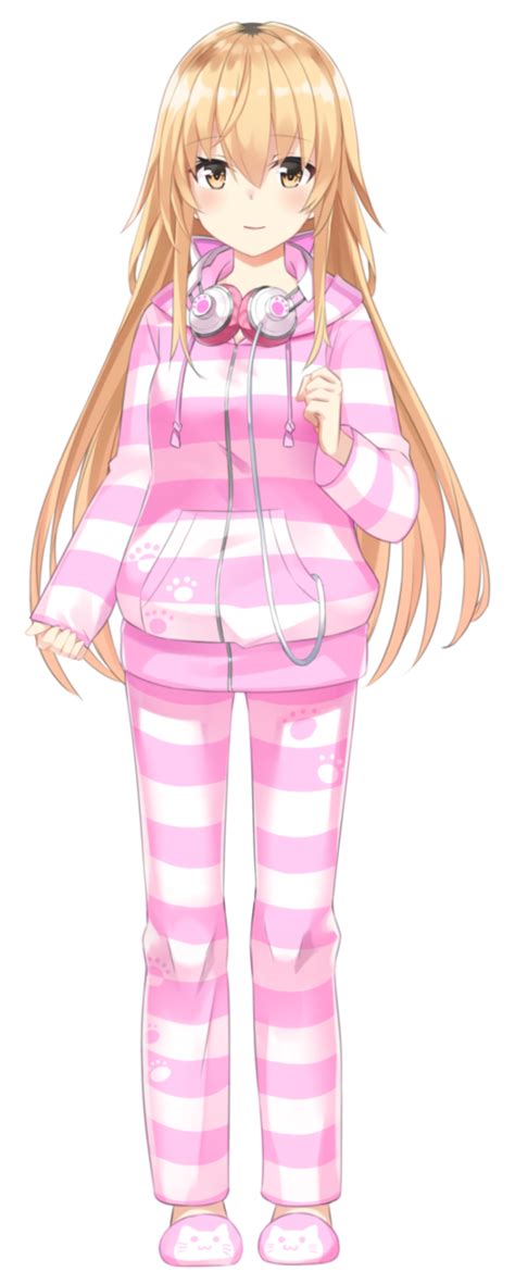 Safebooru 1girl Bangs Blonde Hair Blush Brown Eyes Cat Ear Headphones Closed Mouth Eyebrows