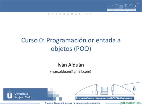 [pdf] programación orientada a objetos poo gratis curso