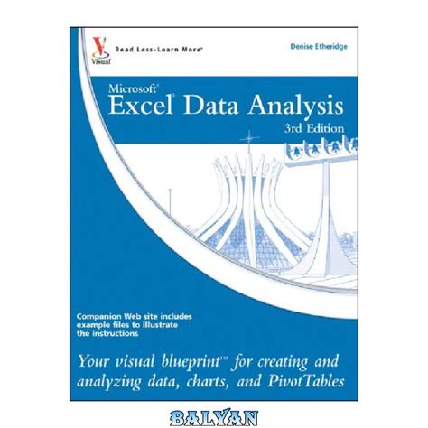 خرید و قیمت دانلود کتاب excel data analysis your visual blueprint for