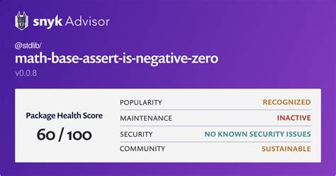 Stdlib Math Base Assert Is Negative Zero Npm Package Snyk