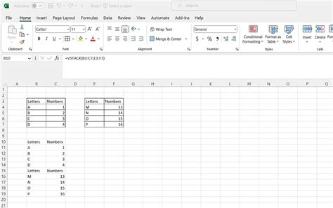 How To Use VSTACK And HSTACK Functions In Excel