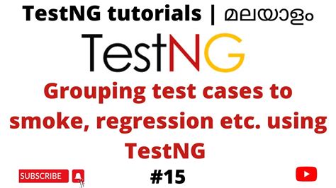 grouping test cases using testng testing framework for java testng tutorials for beginners