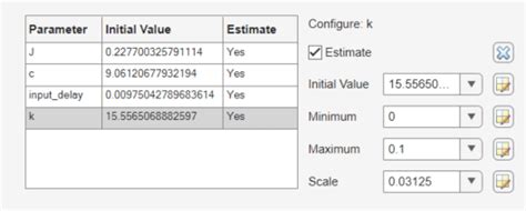 estimate parameters from measured data matlab and simulink