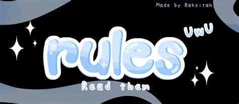 rules discord banner by ʚ Evelyn ɞ Rules discord banner Discord