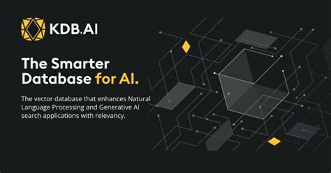 kx announces kdb ai cloud the free smarter vector database for ai business news asiaone