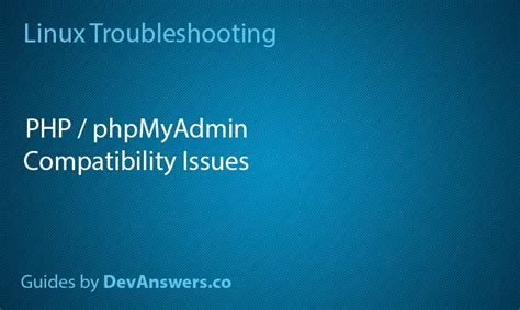 Problem With PhpMyAdmin And PHP 7 2 Warning In Libraries Sql Lib