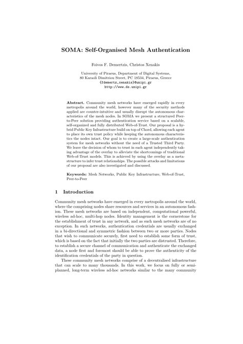 pdf soma self organized mesh authentication