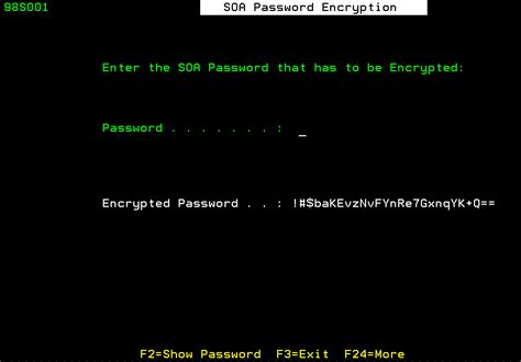 soa password encryption release a9 4 update