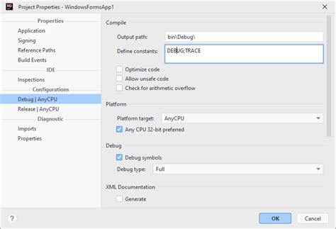 Build Configurations JetBrains Rider Documentation