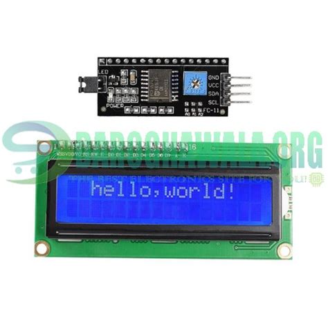 1602 16x2 lcd character lcd blue back light display with pcf8574t iic i2c module for arduino