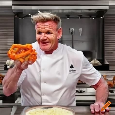 Gordon Ramsay Yelling At A Chef On Craiyon