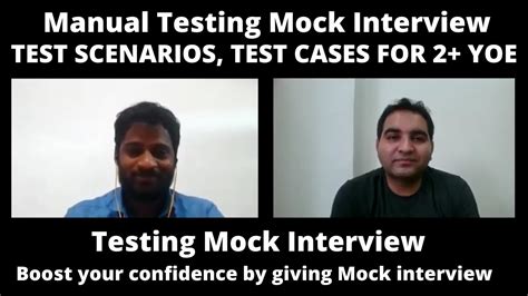 manual testing mock interview manual testing interview questions and answers youtube
