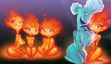 Post 6011982 Cinder Lumen Elemental Pixar Ember Lumen Inker Comics