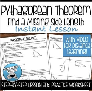 Guided Notes Pythagorean Theorem Teaching Resources TPT