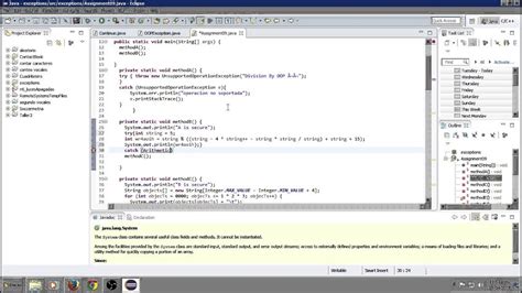 manejo de arithmeticexception java con try catch método b youtube