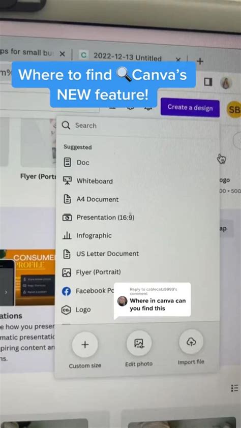Where To Find The New Canva Feature Canva Tips Canva Tips And