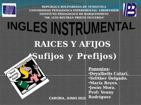 PPTX Ingles Instrumental Sufijos Y Prefijos DOKUMEN TIPS