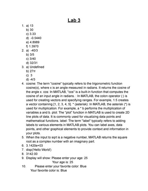 lab 3 yo mb i jusst need this real quick lab 3 a 13 b 30 c 3 d 0 e 4 f 1 a 40 b