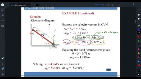 31 relative motion analysis for velocity youtube