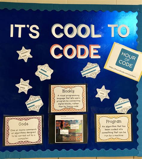 hour of code bulletin board coding elementary computer science computer science humor