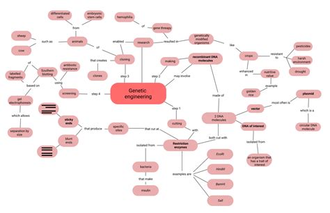 Concept Map Of Genetic Engineering United States Map The Best Porn