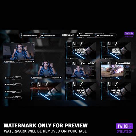 War In Space Twitch Overlay Bundle
