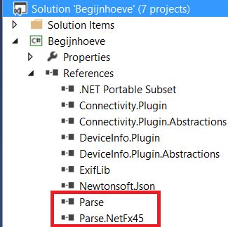 Dll Using Parse In Xamarin Forms PCL Throws Errors Stack Overflow