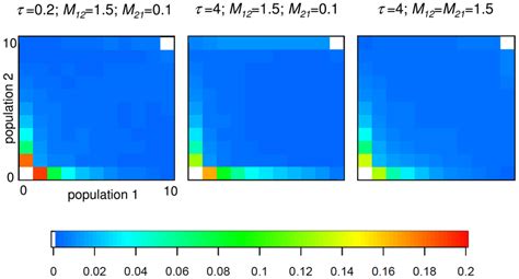 three examples of joint site frequency spectra for an download scientific diagram