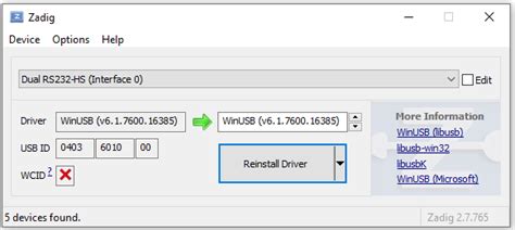 Error Libusb Open Failed With LIBUSB ERROR NOT SUPPORTED And Error