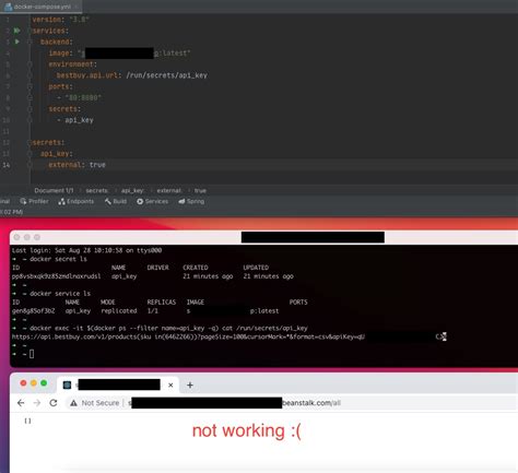 docker unable to use secrets inside docker compose yml stack overflow 23598 hot sex picture