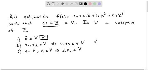 determine if the set of all polynomials of the form p… solvedlib