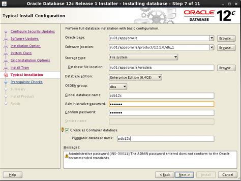 vitalsofttech create 12c cdb pdb databases using oui