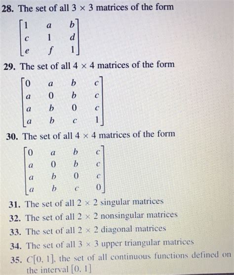 solved testing for a vector space in exercises 13 36