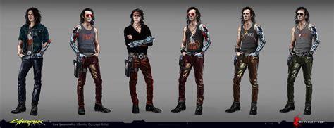 ArtStation Cyberpunk 2077 Johnny Silverhand Concept Art Lea