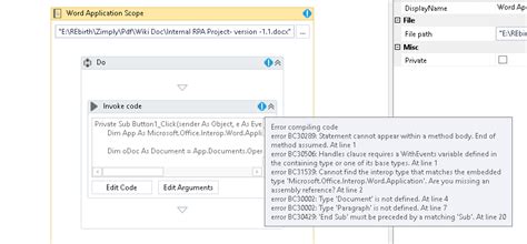 Invoke Vbnet Code Help Uipath Community Forum