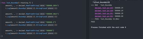 go decimal 四舍五入 去尾 进一保留两位小数 不足小数点后填充0 go decimal round csdn博客