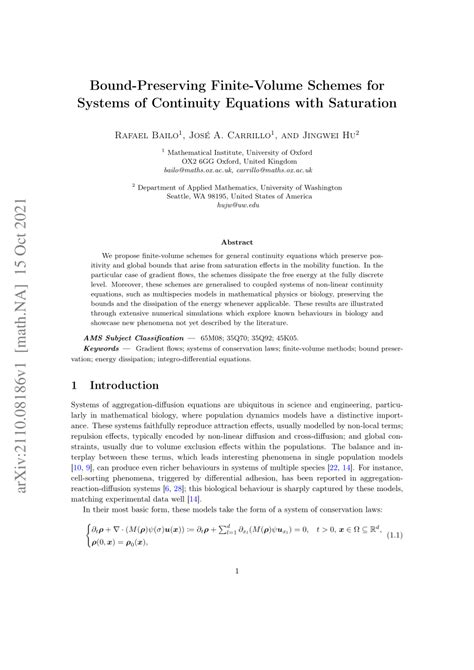 pdf bound preserving finite volume schemes for systems of continuity equations with saturation