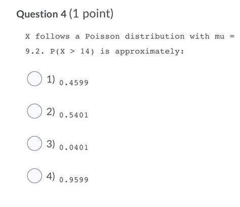 solved question 3 1 point x follows a normal distribution