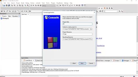 codeblocks tutorial 4 how to create project on codeblocks youtube