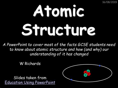 GCSE Atomic Structure Teaching Resources