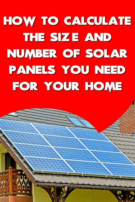 Calculate Solar Panels Needed For Home SorooshShirley