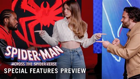 Spider Man Across The Spider Verse Special Features Preview Youtube