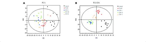 multivariate analysis results a pca score plots of the model group download scientific